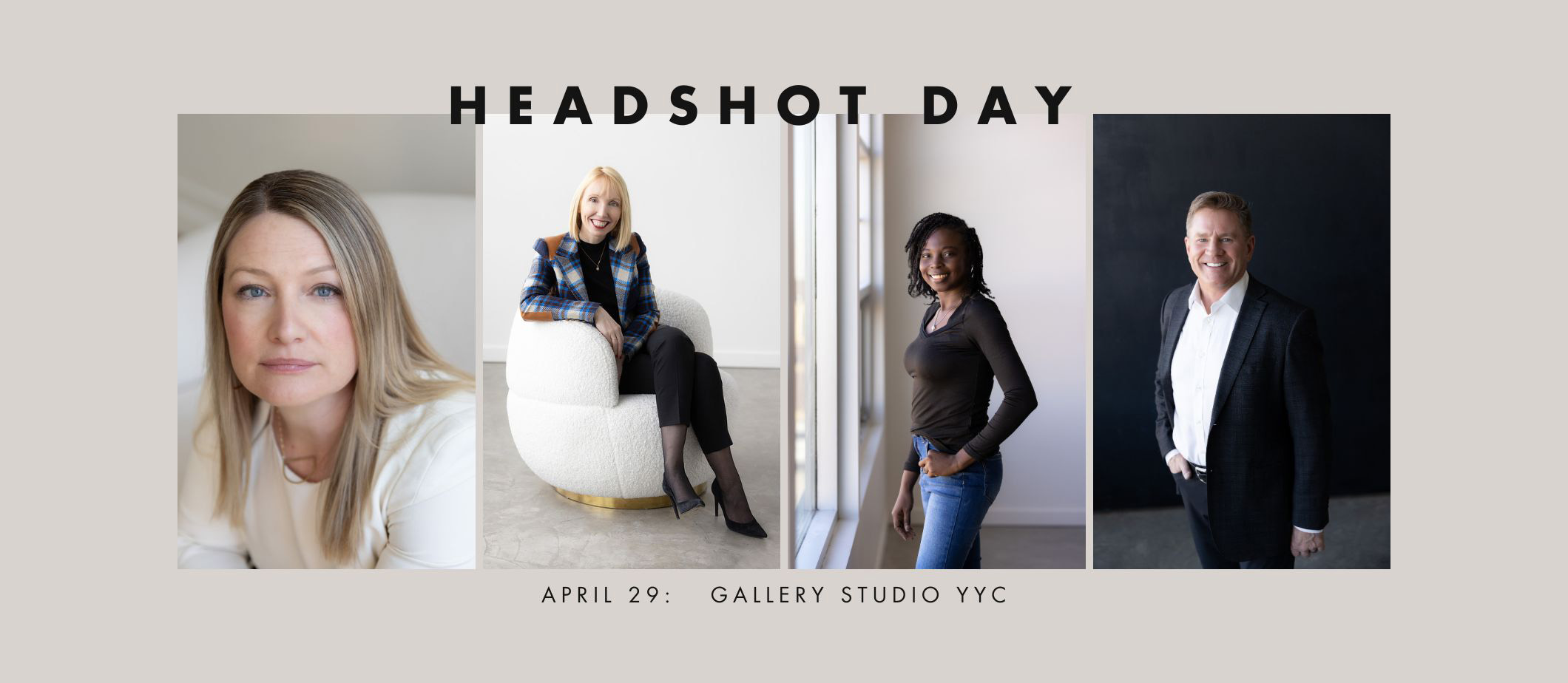 April 29: Headshot & Portrait Day