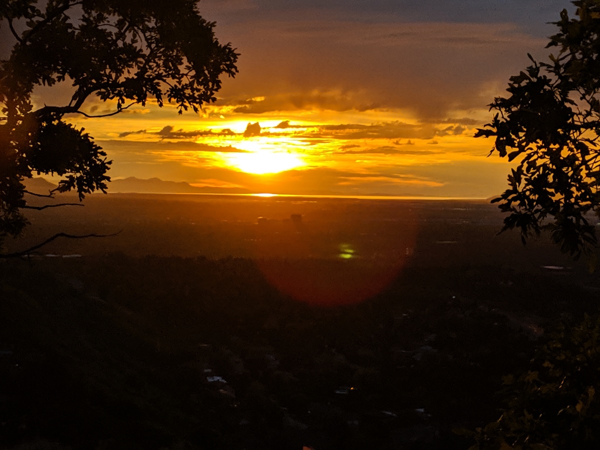 View from Ferguson canyon tonight
