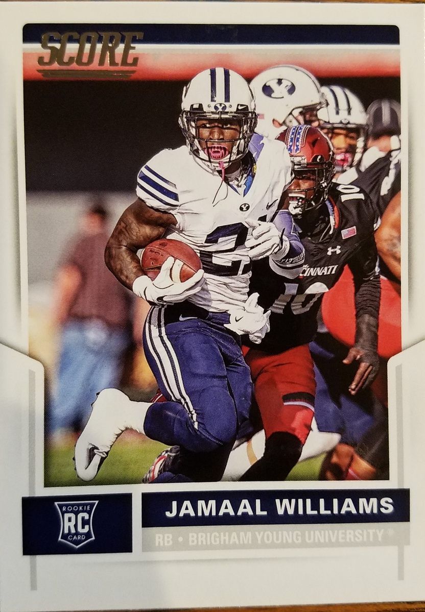 In case you don't collect football cards here is Jamal Wiliams rookie card
