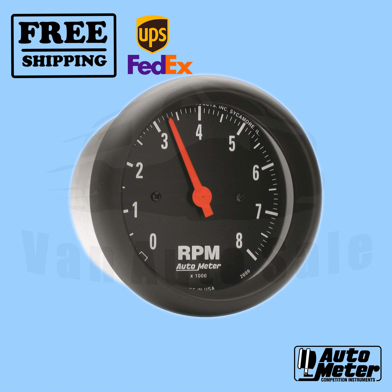 Gauge Tachometer AutoMeter AUT2698 657896868148| eBay