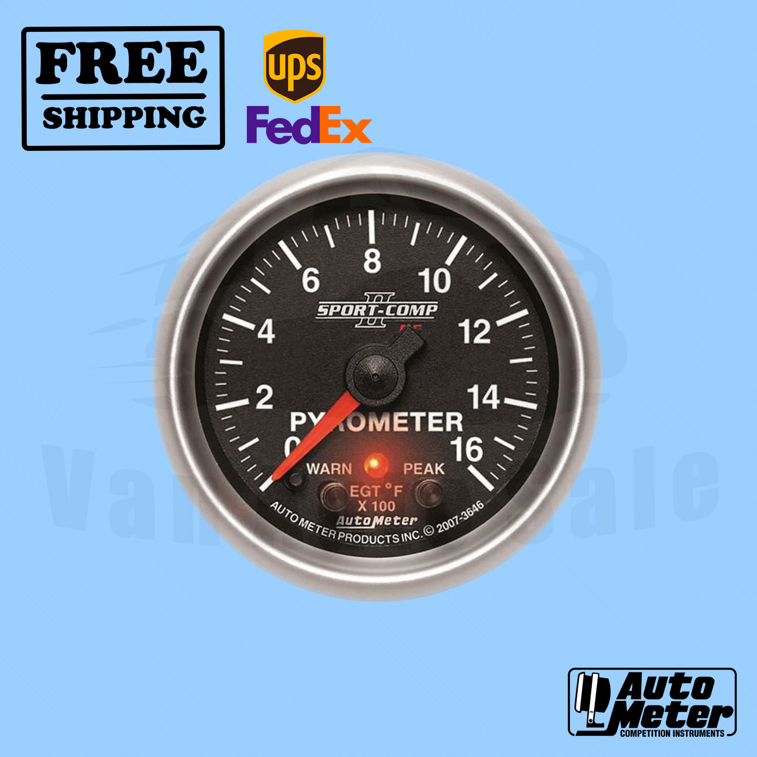 Gauge Pyrometer (egt) AutoMeter Aut3646 for sale online | eBay