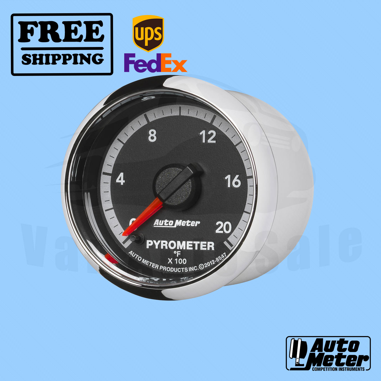 Gauge Pyrometer (egt) AutoMeter for RAM 1500 2014-2018 for sale online ...