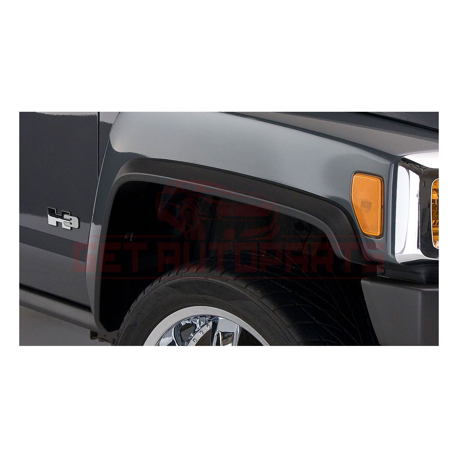 Bushwacker Fender Flare Front for Hummer H3 2006-2010 657896964147 | eBay