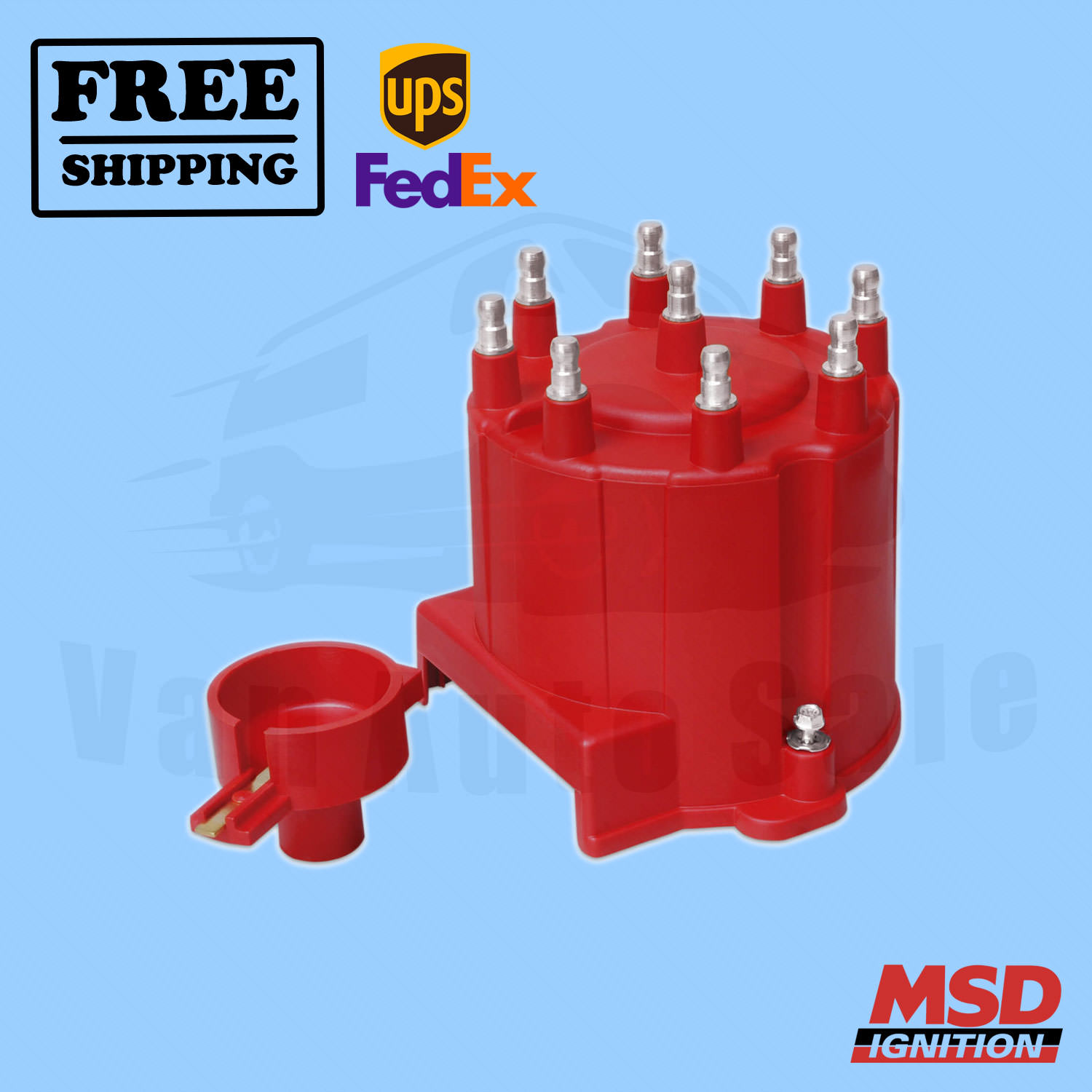 Distributor Cap and Rotor Kit MSD Fits With Chevrolet C1500 1988-1995 ...