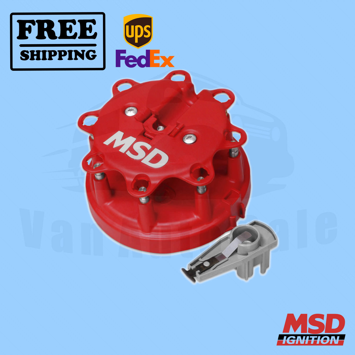Distributor Cap and Rotor Kit MSD Fits With Ford Ltd Crown Victoria ...
