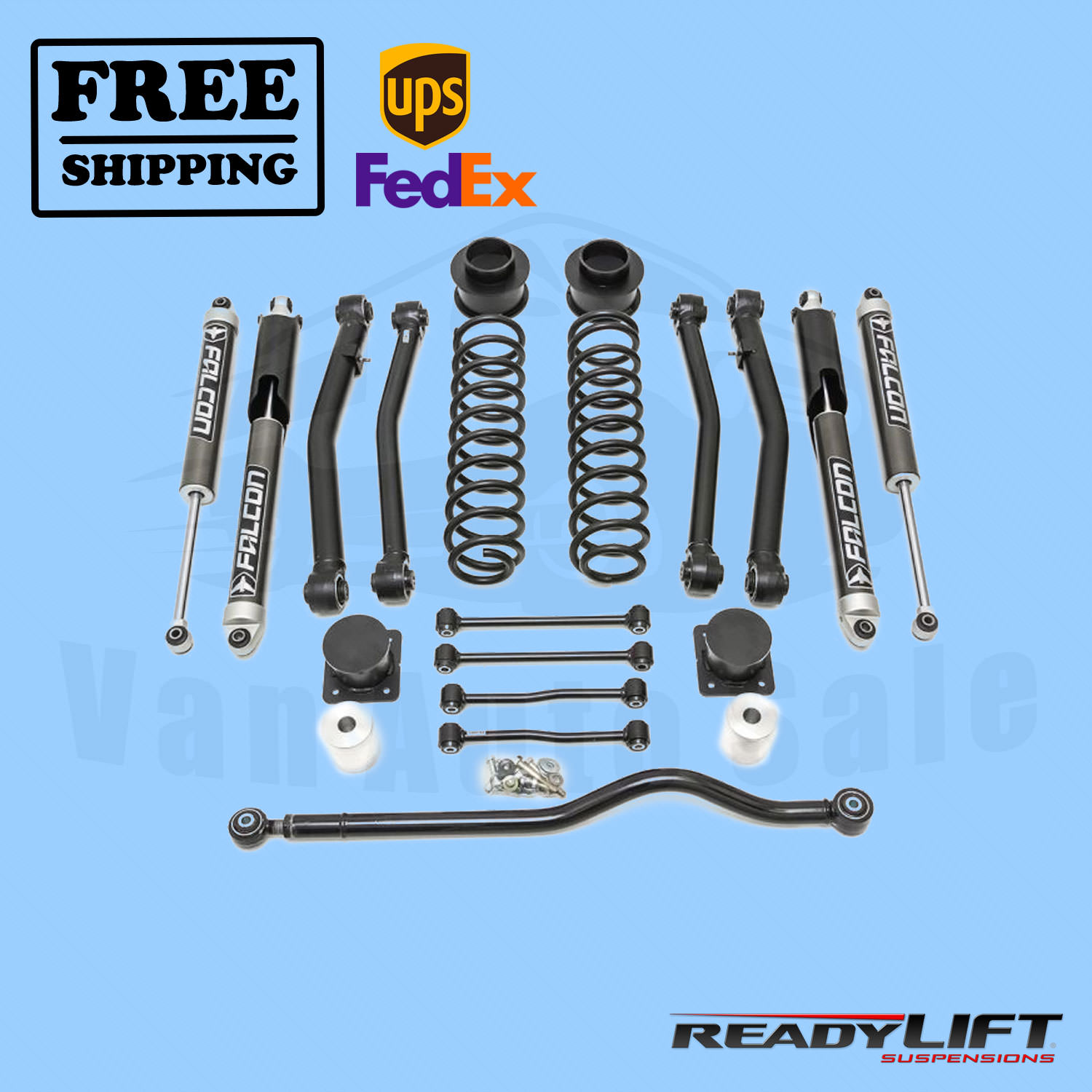 TERRAIN FLEX LIFT KIT 4"F-3"R lift ReadyLift for JEEP JT GLADIATOR 2020 ...