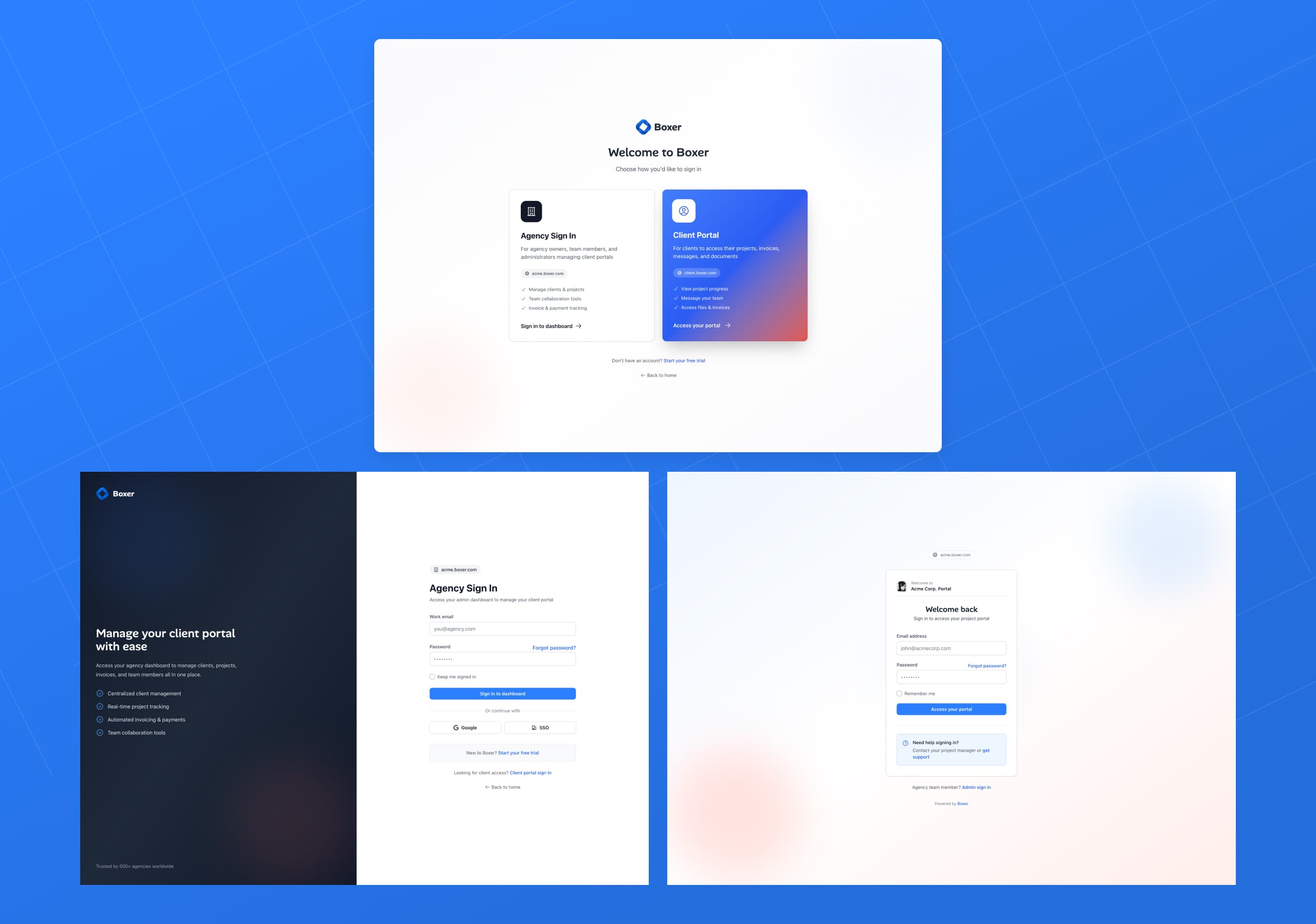 Introducing Boxer: A New Theme for Agency & Client | railsui.com