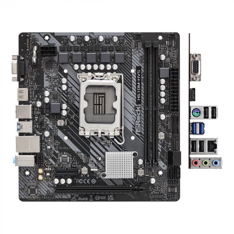 Материнська плата ASRock H610M-HVS - Технопростір. Купити Материнська ...