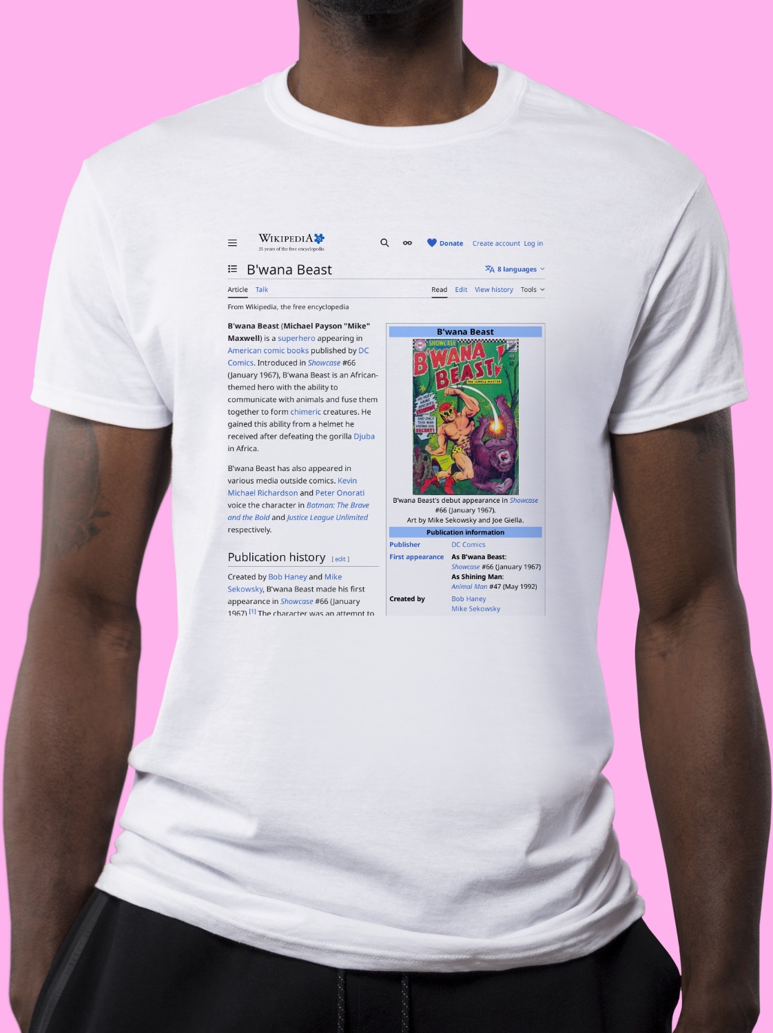 B'wana Beast Wikipedia T-Shirt