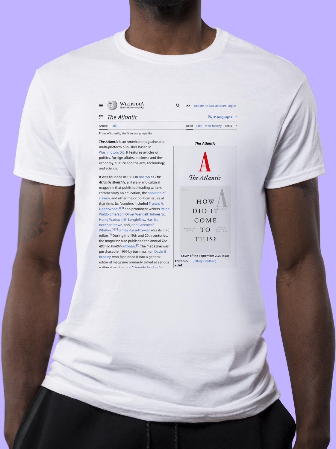 The Atlantic Wikipedia T-Shirt